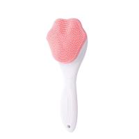 China MHC Facial Waterproof Cleaning Brush Scrubber Exfoliator Cute Silicone Massage Brush for sale