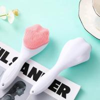 China MHC Facial Waterproof Cleaning Brush Scrubber Exfoliator Cute Silicone Massage Brush for sale