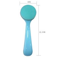 China MHC Soft Eco-Friendly Facial Waterproof Cleaning Brush Scrubber Exfoliator Silicone Face Cleanser for sale