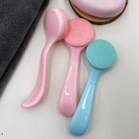 China MHC Soft Eco-Friendly Facial Waterproof Cleaning Brush Scrubber Exfoliator Silicone Face Cleanser for sale