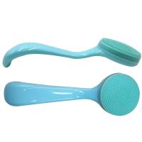 China MHC Soft Eco-Friendly Facial Waterproof Cleaning Brush Scrubber Exfoliator Silicone Face Cleanser for sale
