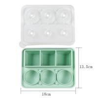 China MHC Ice Cube Trays For Freezer Silicone With Lid Large Square And Round Ice Cream Tools for sale
