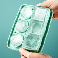 China MHC Ice Cube Trays For Freezer Silicone With Lid Large Square And Round Ice Cream Tools for sale