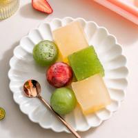 China MHC Ice Cube Trays For Freezer Silicone With Lid Large Square And Round Ice Cream Tools for sale