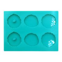 China MHC Customization Custom Size DIY Handmade 6 Cavities Epoxy Silicone Molds Jewelry for sale