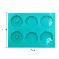 China MHC Customization Custom Size DIY Handmade 6 Cavities Epoxy Silicone Molds Jewelry for sale
