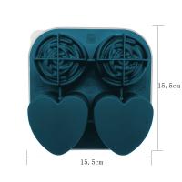 China Cake Tools Type Moulds Customization Carton Size Flower Ice Cube Trays with Lid and Bin for sale