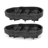 China MHC 3D Cranial Shape Skull Ice Molds For Whiskey Tray With Non-Spill Lid for sale