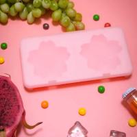 China Durable MHC Cherry Blossom Shape Silicone Ice Cream Molds With Cover for Kids for sale