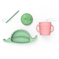 China MHC Baby Feeding Bottle Free Newborn Weaning Self Essentials Children Baby LED Feeding Open Cups for sale