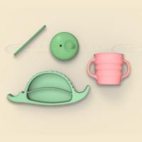 China MHC Baby Feeding Bottle Free Newborn Weaning Self Essentials Children Baby LED Feeding Open Cups for sale