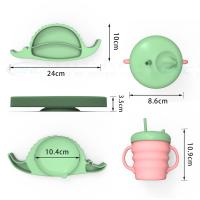China MHC Baby Feeding Bottle Free Newborn Weaning Self Essentials Children Baby LED Feeding Open Cups for sale