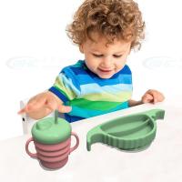 China MHC Baby Feeding Bottle Free Newborn Weaning Self Essentials Children Baby LED Feeding Open Cups for sale
