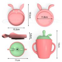 China MHC Starter 6-12 Months Rabbit Baby Feeding Set Non Silicone Bpa Free Non Toxic Toys for sale