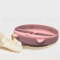 China BPA Free Silicone Baby Feeding Set Standard Bowl Lid and Spoon for Nursing for sale