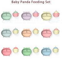 China BPA Free Silicone Baby Feeding Set Standard Bowl Lid and Spoon for Nursing for sale
