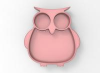 China MHC Pink Silicone Baby Feeding Plate for 12-18 Months Baby Attach to Table Lightweight for sale