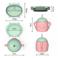 China BPA Free Custom Baby Feeding Plate for 6-12 Months On The Go for sale