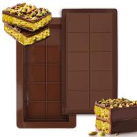 China MHC Dubai Silicone Moulds Acrylic Plastic Chocolate Mould For Mold Cake Chocolate for sale