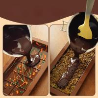 China MHC Dubai Silicone Moulds Acrylic Plastic Chocolate Mould For Mold Cake Chocolate for sale