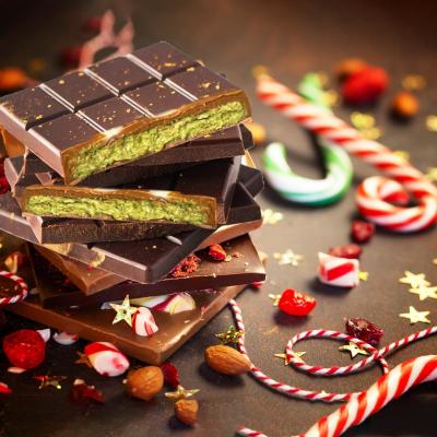 China MHC Custom Chocolate Mold Rectangle Silicone Dubai Bar Chocolate Molds for sale