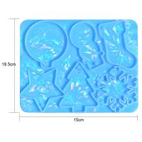 China MHC Christmas Tree Hanging Silicone Resin Molds Model for Crystal Decoration for sale