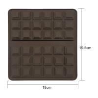 China MHC Food Grade Chocolate Pistachio Mold Deep Custom Silicona 3D Dubai Chocolate Molds for sale