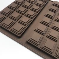 China MHC Food Grade Chocolate Pistachio Mold Deep Custom Silicona 3D Dubai Chocolate Molds for sale