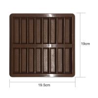 China MHC Custom Chocolate Mold Rectangle Silicone Dubai Bar Chocolate Molds for sale
