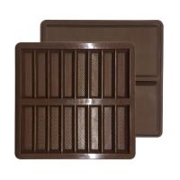 China MHC Custom Chocolate Mold Rectangle Silicone Dubai Bar Chocolate Molds for sale