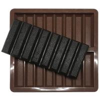 China MHC Custom Chocolate Mold Rectangle Silicone Dubai Bar Chocolate Molds for sale