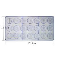 China MHC Food Grade Silicone Custom Chocolate Molds Handmade 3D Hard Plastic Polycarbonate Chocolate Mold for sale