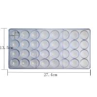 China MHC Food Grade 3D Hard Plastic Chocolate Mold Professional Holographic Chocolate Mold Diy for sale