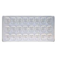 China Sustainable Small Silicone Chocolate Moulds For Heat Resistance And Easy Cleaning for sale