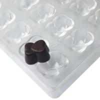 China Sustainable Small Silicone Chocolate Moulds For Heat Resistance And Easy Cleaning for sale
