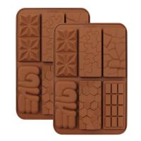 China MHC Dubai Chocolate Mold Deep Kit Large Baking Cake Moulds Pistachio 3d Custom Silicone Dubai Chocolate Mold for sale