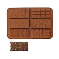 China MHC Dubai Chocolate Mold Deep Kit Large Baking Cake Moulds Pistachio 3d Custom Silicone Dubai Chocolate Mold for sale