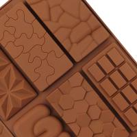 China MHC Dubai Chocolate Mold Deep Kit Large Baking Cake Moulds Pistachio 3d Custom Silicone Dubai Chocolate Mold for sale