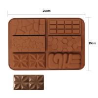 China MHC Dubai Chocolate Mold Deep Kit Large Baking Cake Moulds Pistachio 3d Custom Silicone Dubai Chocolate Mold for sale