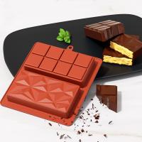 China MHC Chocolate Molud Bar Thick Silicone Cake Tools Chocolate Bar Molds Deep for sale
