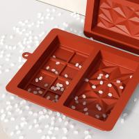 China MHC Chocolate Molud Bar Thick Silicone Cake Tools Chocolate Bar Molds Deep for sale