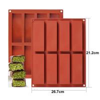 China MHC Chocolate Bar Molds Silicone Deep 3d Silicone Love Chocolate Bar Mold for sale