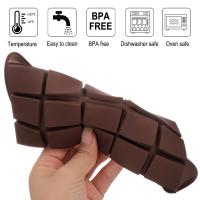 China MHC Chocolate Molds Silicone Geometric Square Large Deep Custom Dubai Chocolate Mold for sale
