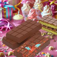 China MHC Chocolate Molds Silicone Geometric Square Large Deep Custom Dubai Chocolate Mold for sale