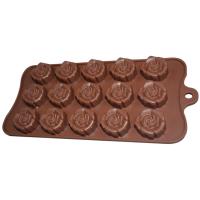 China Flexible Silicone Chocolate Mold Tray For Homemade Chocolates for sale
