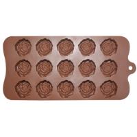 China Flexible Silicone Chocolate Mold Tray For Homemade Chocolates for sale