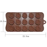 China Flexible Silicone Chocolate Mold Tray For Homemade Chocolates for sale