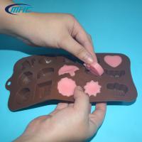 China MHC Custom Pour Chocolat Silicone Chocolate Mold Cute Cartoon Shape for Easy Cleaning Cake Tools for sale