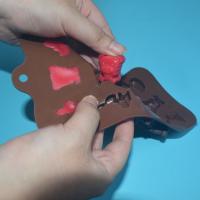 China MHC Manufacture Food Grade Silicone Chocolate Molds Cute Animal Design Duck Bear Rabbit for sale