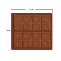 China MHC Silicone Dubai Chocolate Mold Custom Deep Small Silicone Chocolate Mould Manufacturers for sale